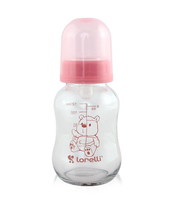 Lorelli Bertoni staklena flašica 125 ml - Blush Pink