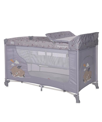 Lorelli Bertoni Moonlight Prenosivi krevetac za Bebe 2 Nivoa - Grey Dream