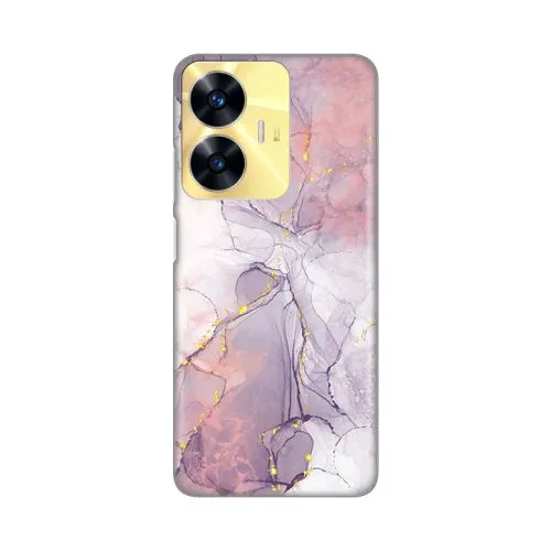 Silikonska futrola - maska print za Realme C55 Pink Marble