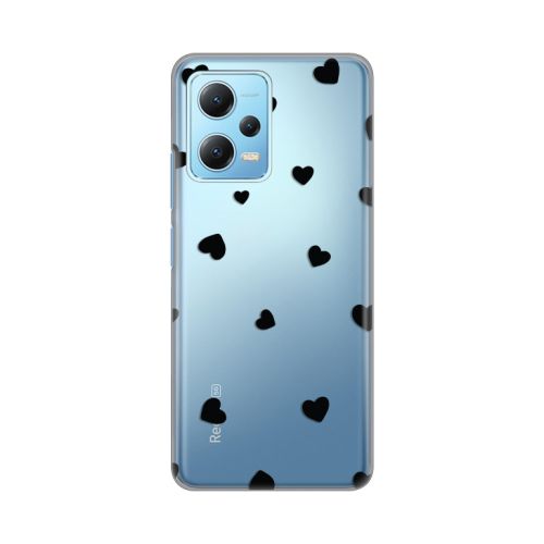 Silikonska futrola - maska print Skin za Xiaomi Redmi Note 12 5G (EU) Hearts