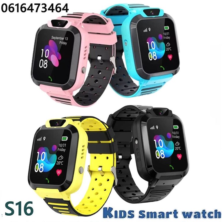 Vodootporni Dečiji Smart Watch S16 Lbs Praćenje, Pozovi Boje Satova