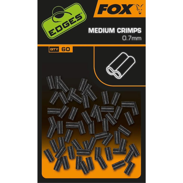 FOX EDGES MEDIUM CRIMPS 0.7MM