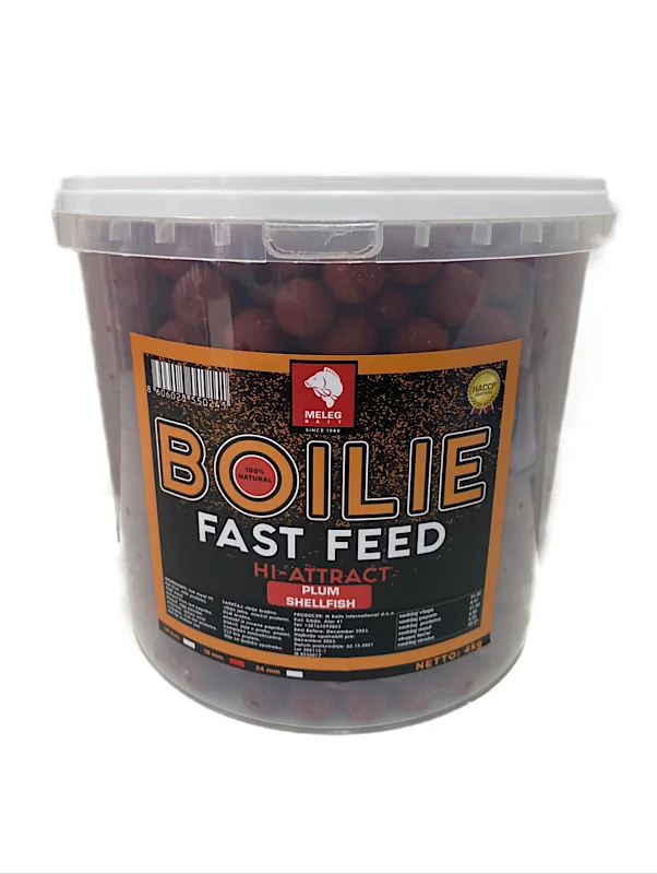 MELEG FAST FEED BOILI 4KG PLUM SHELLFISH