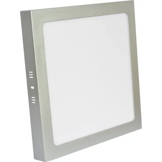 MITEA LIGHTING Nadgradni kvadratni LED panel M24NK-SIL 24W 6500K srebrni