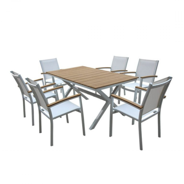 Baštenski set Merida – sto i 6 stolica