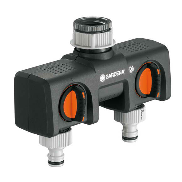 Razvodni 2-kanalni ventil 1“ ili 3/4“ na 2 x 1/2 GA 08193-20 – Gardena