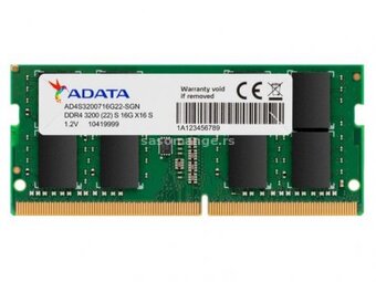 ADATA SODIMM DDR4 16GB 3200Mhz AD4S320016G22-SGN