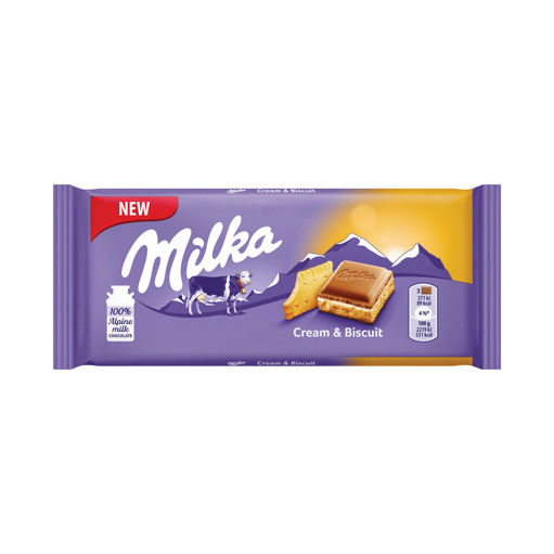 Milka Cream&Biscuit 100g