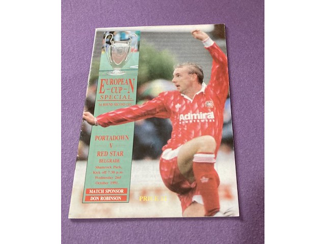 Portadown - Crvena Zvezda 1991, program