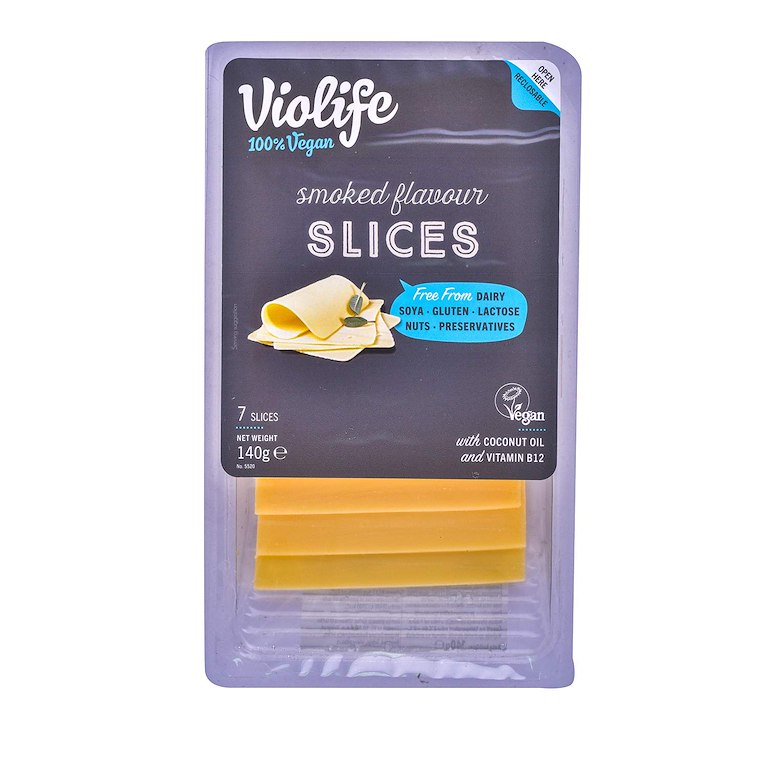 Smoked slices flavour 140g violife