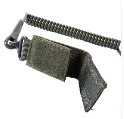 Single Sword gumeni zeleni sigurnosni pojas za pištolj i oružje – Lanyard pistol