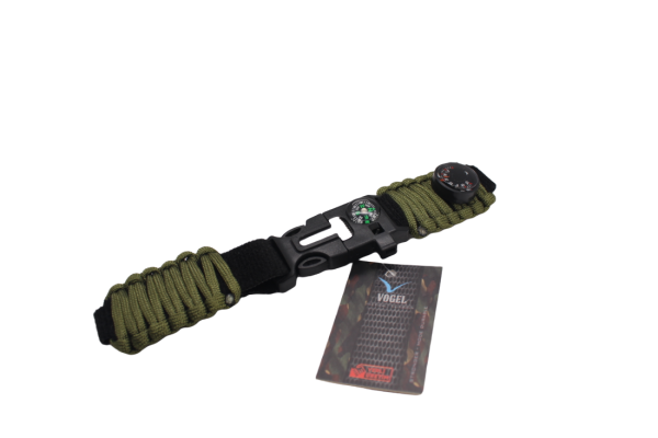 Vogel Paracord Tactical Magnesium Compass Survivor narukvica