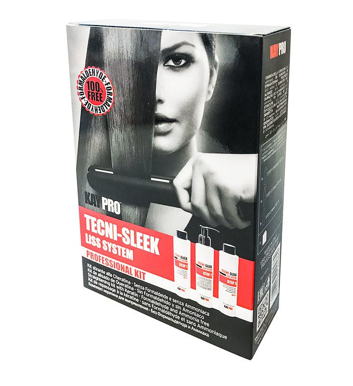 KIT TECNI SLEEK KERATINSKO ISPRAVLJANJE KOSE 150 ml x3