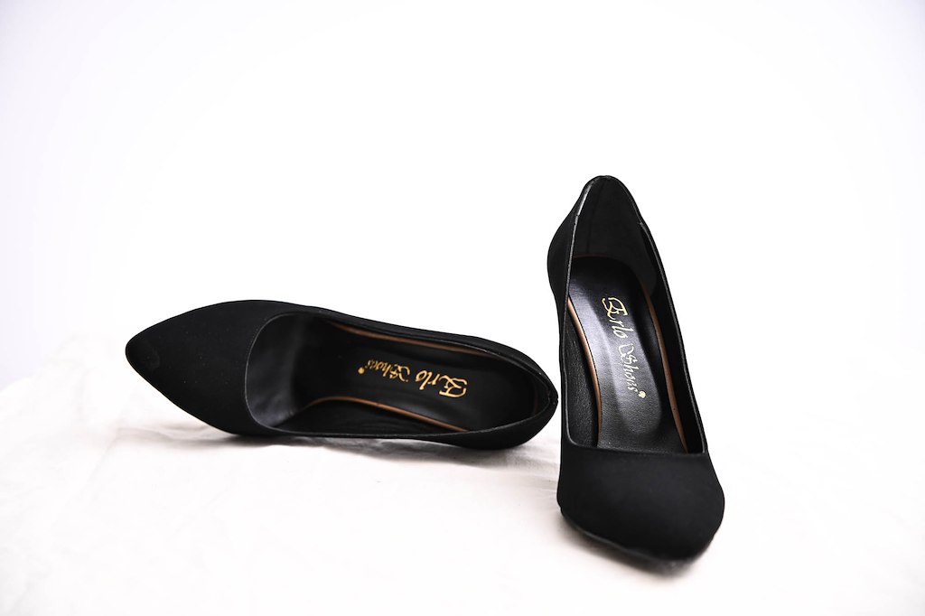 Ženske elegantne cipele na štiklu 112 crna