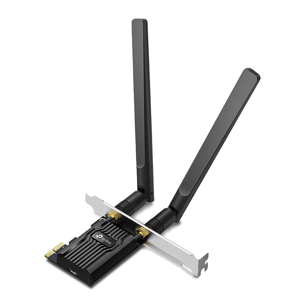 TP-Link Archer TX20E WiFi 6 AX1800Mb/s & Bluetooth 5.2 PCI-Express adapter, 802.11ax/ac/a/b/g/n dual band 2.4GHz + 5GHz, OFDMA, MU-MIMO, WPA3 kriptovanje, 2 x high gain antene