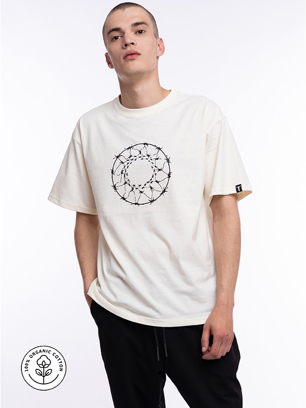 T-shirt "Barbed Wire Basket(ball)" - Off White