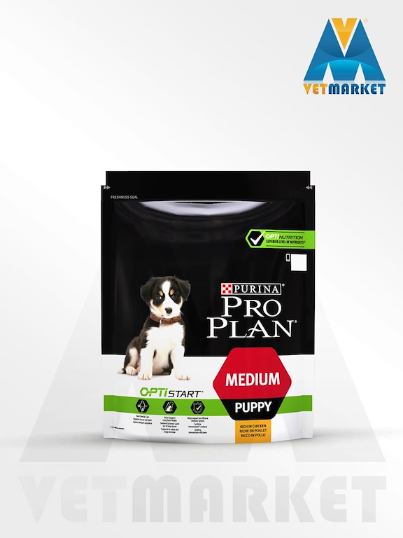 PURINA PRO PLAN Dog Medium Puppy – piletina 2x700g