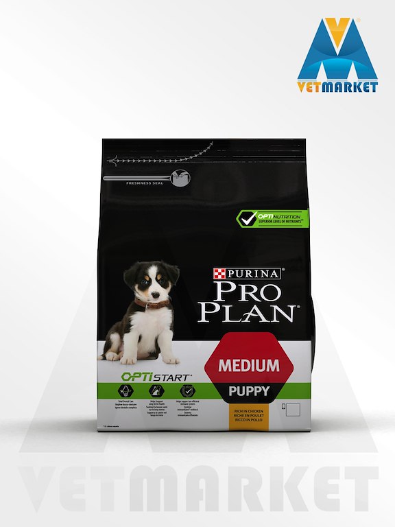 PURINA PRO PLAN Dog Medium Puppy – piletina 3kg