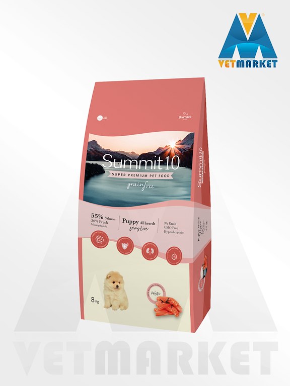 SUMMIT GRAIN FREE PUPPY SENSITIVE Salmon & Monoproteic 8kg