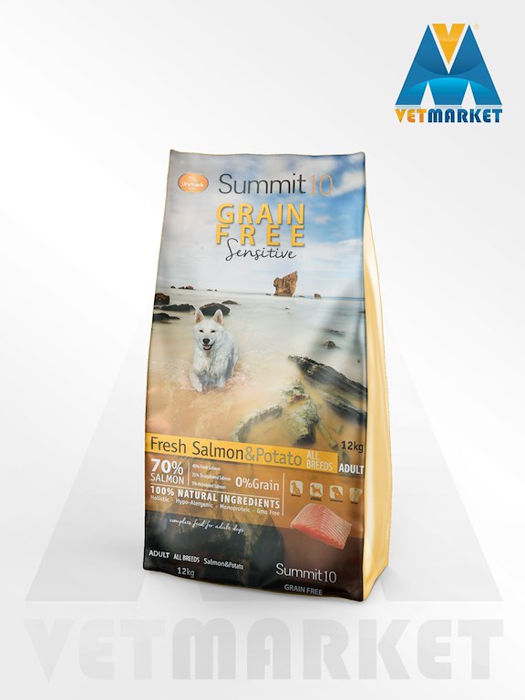 SUMMIT GRAIN FREE SENSITIVE Salmon & Potato 12kg