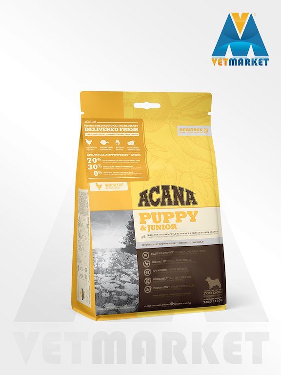 ACANA HERITAGE PUPPY & JUNIOR 340g