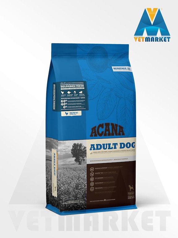 ACANA HERITAGE ADULT DOG 17kg