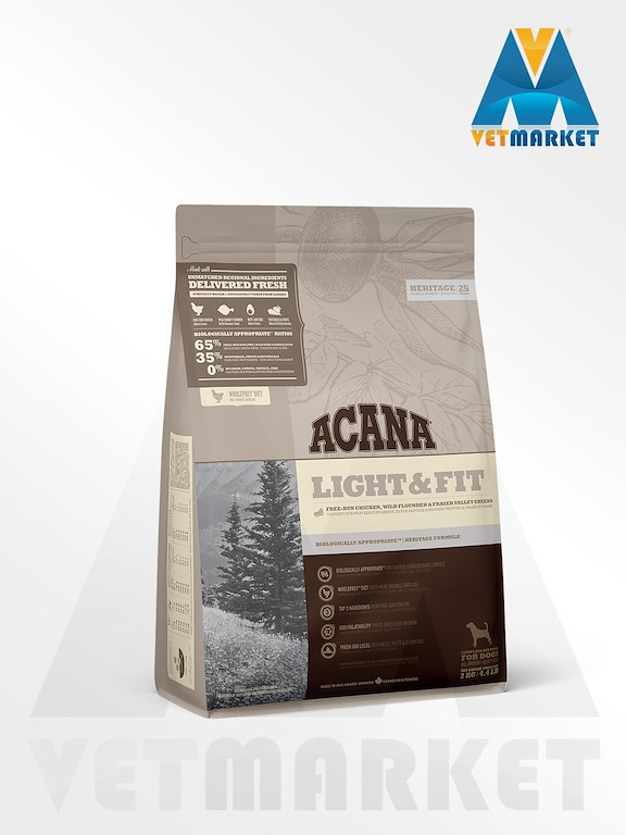 ACANA HERITAGE LIGHT & FIT 2kg