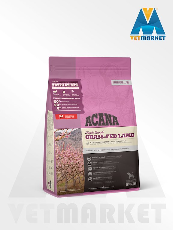 ACANA SINGLES GRASS-FED LAMB 2kg