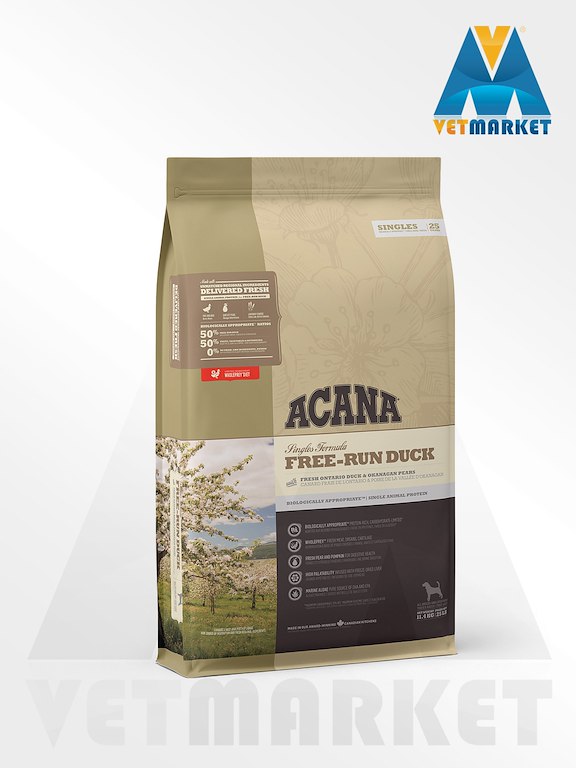 ACANA SINGLES INTERNATIONAL FREE-RUN DUCK 11.4kg