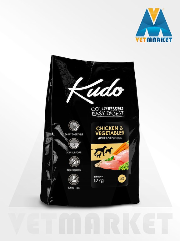 KUDO CHICKEN & VEGETABLES ADULT ALL BREEDS 12kg