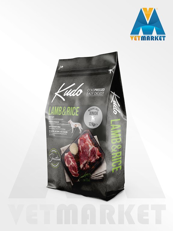 KUDO LAMB & RICE MEDIUM & MAXI JUNIOR 12kg