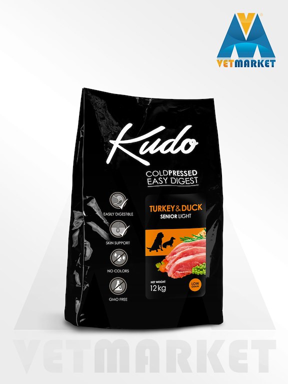 KUDO TURKEY & DUCK SENIOR LIGHT 12kg