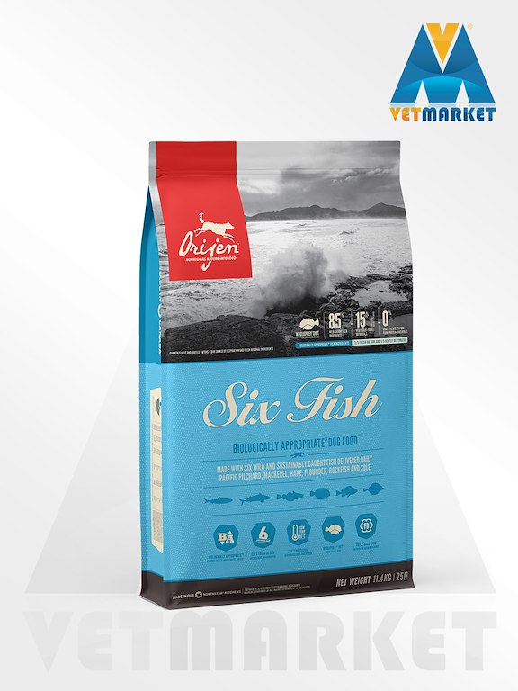 ORIJEN SIX FISH 11.4kg
