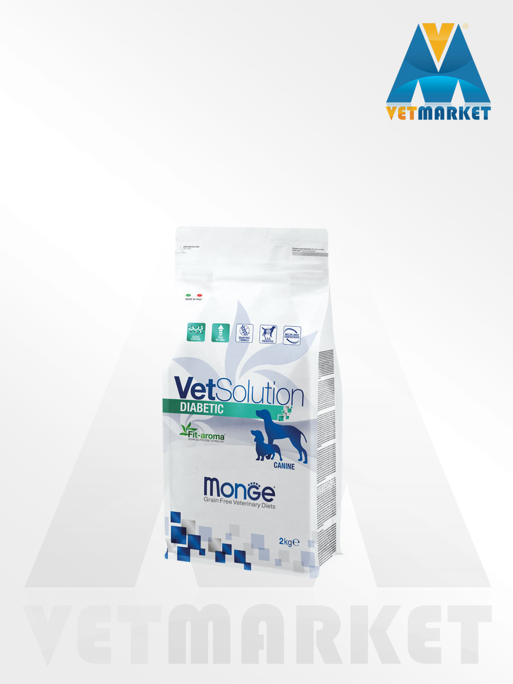 MONGE VetSolution Diabetic DOG 2kg