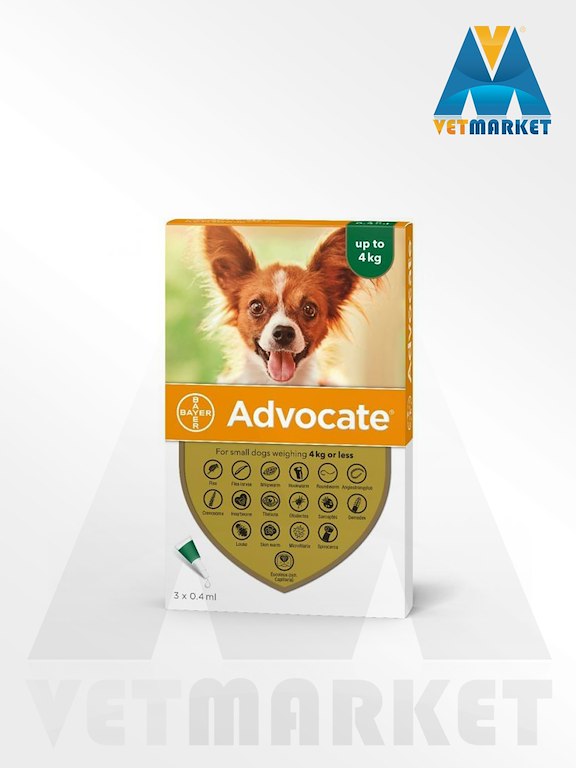 ADVOCATE DOG spot-on 0-4kg