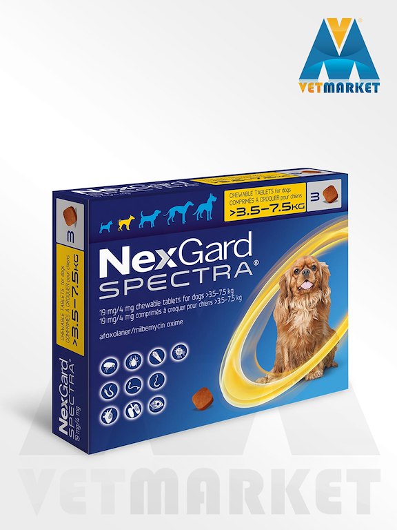 NEXGARD SPECTRA S 3,5-7,5kg