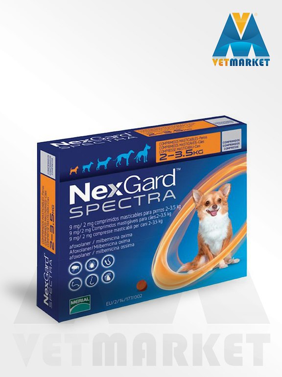 NEXGARD SPECTRA XS 2-3,5kg