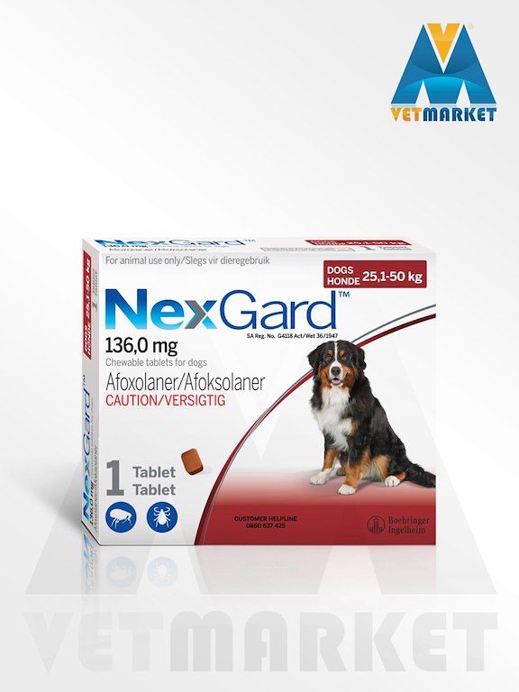 NEXGARD XL DOG 25-50kg