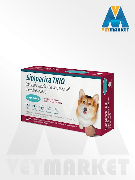 SIMPARICA TRIO 10-20kg