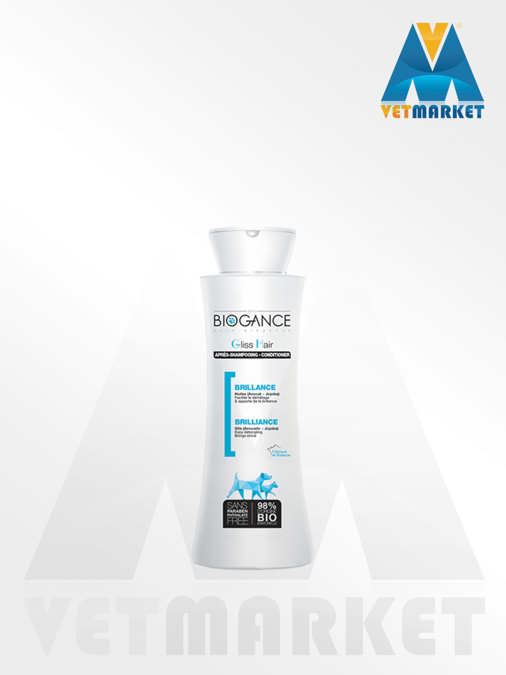 BIOGANCE GLISS HAIR CONDITIONER DOG-CAT 250ml