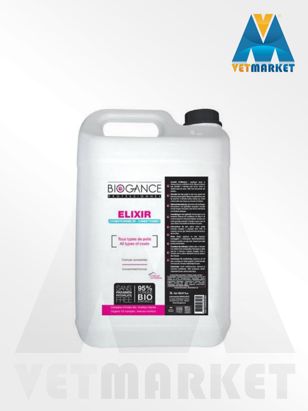 BIOGANCE PRO UNIVERSAL ELIXIR CONDITIONER DOG-CAT 5l