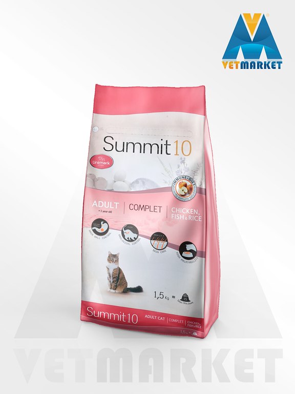 SUMMIT CATS COMPLET Chicken, Fish & Rice 1.5kg