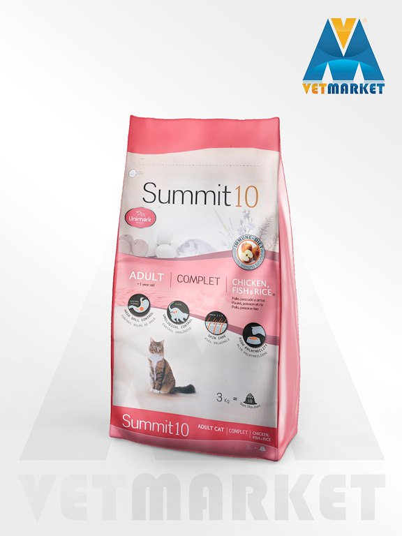 SUMMIT CATS COMPLET Chicken, Fish & Rice 3kg