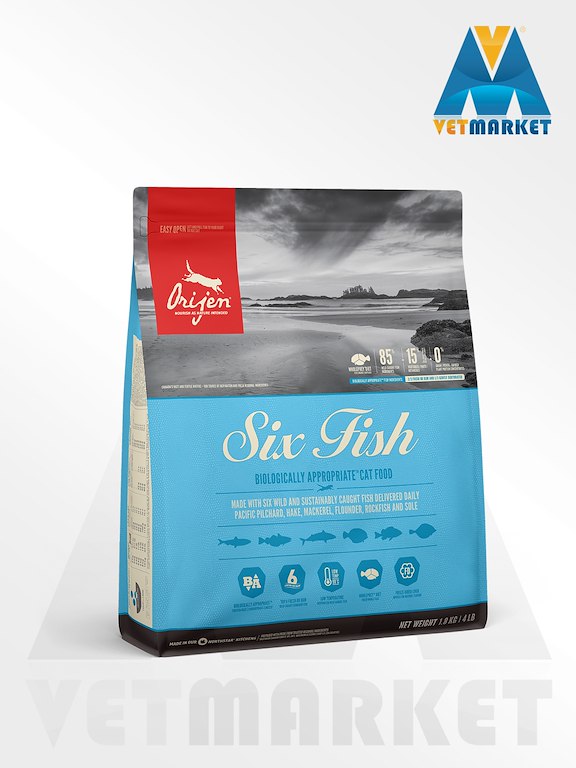 ORIJEN CAT SIX FISH 1.8kg