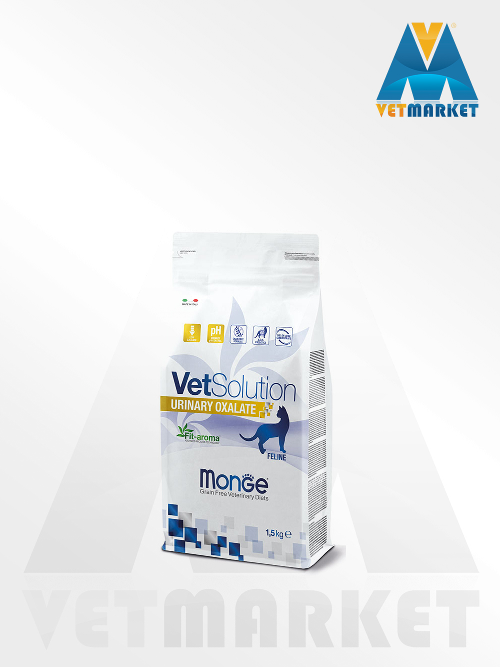 MONGE VetSolution Urinary Oxalate CAT 1.5kg