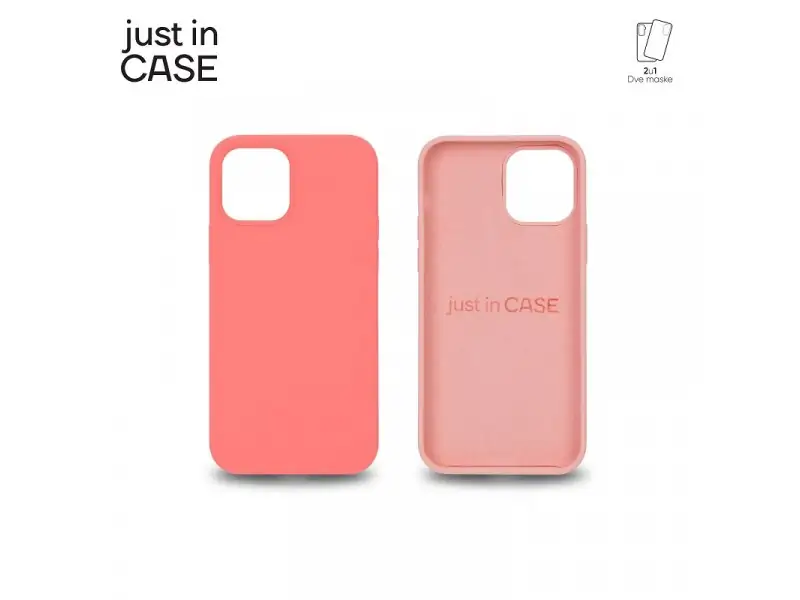 JUST IN CASE 2U1 EXTRA CASE MIX PLUS PAKET PINK ZA IPHONE 12