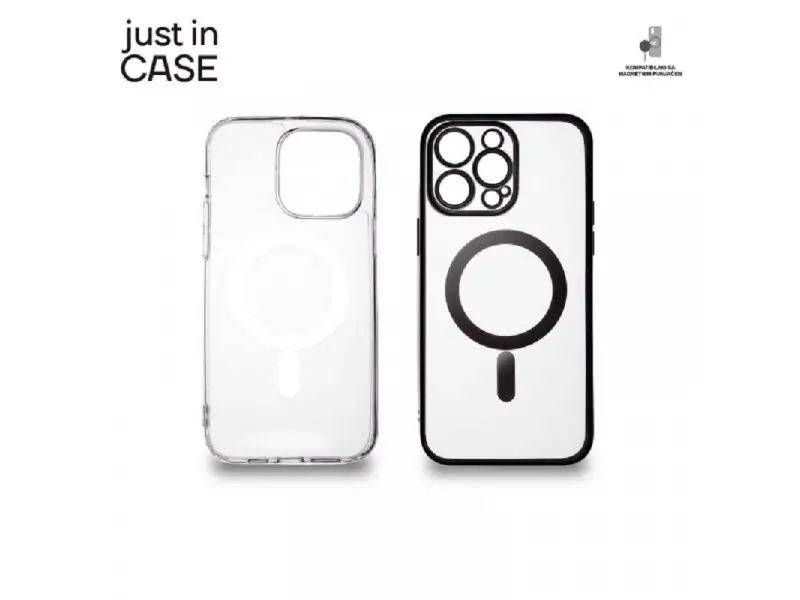 JUST IN CASE 2U1 EXTRA CASE MAG MIX PAKET CRNI ZA IPHONE 14 PRO MAX