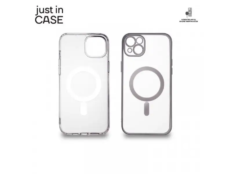 JUST IN CASE 2U1 EXTRA CASE MAG MIX PAKET SREBRNI ZA IPHONE 14 PLUS