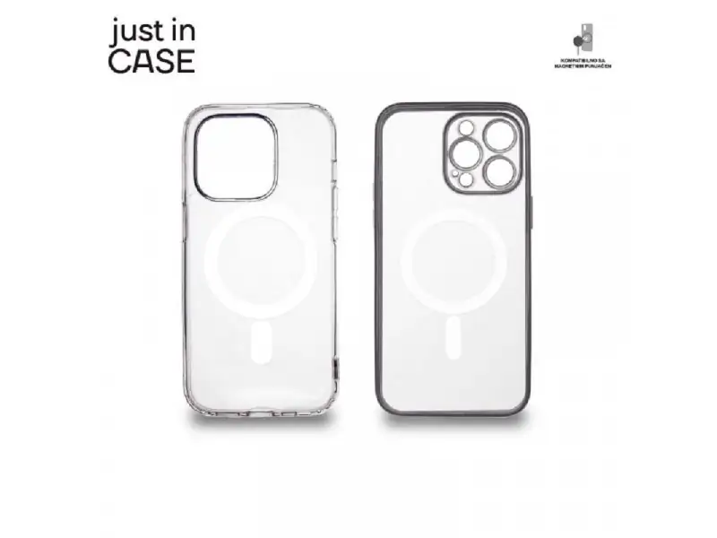 JUST IN CASE 2U1 EXTRA CASE MAG MIX PAKET SREBRNI ZA IPHONE 14 PRO MAX