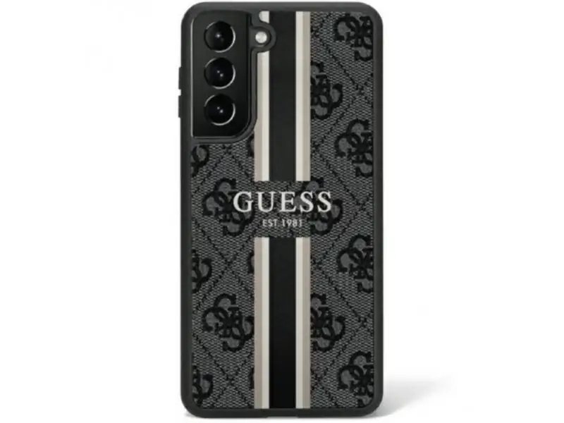 GUESS FUTROLA ZA SAMSUNG S23 BLACK 4G PRINTED STRIPE